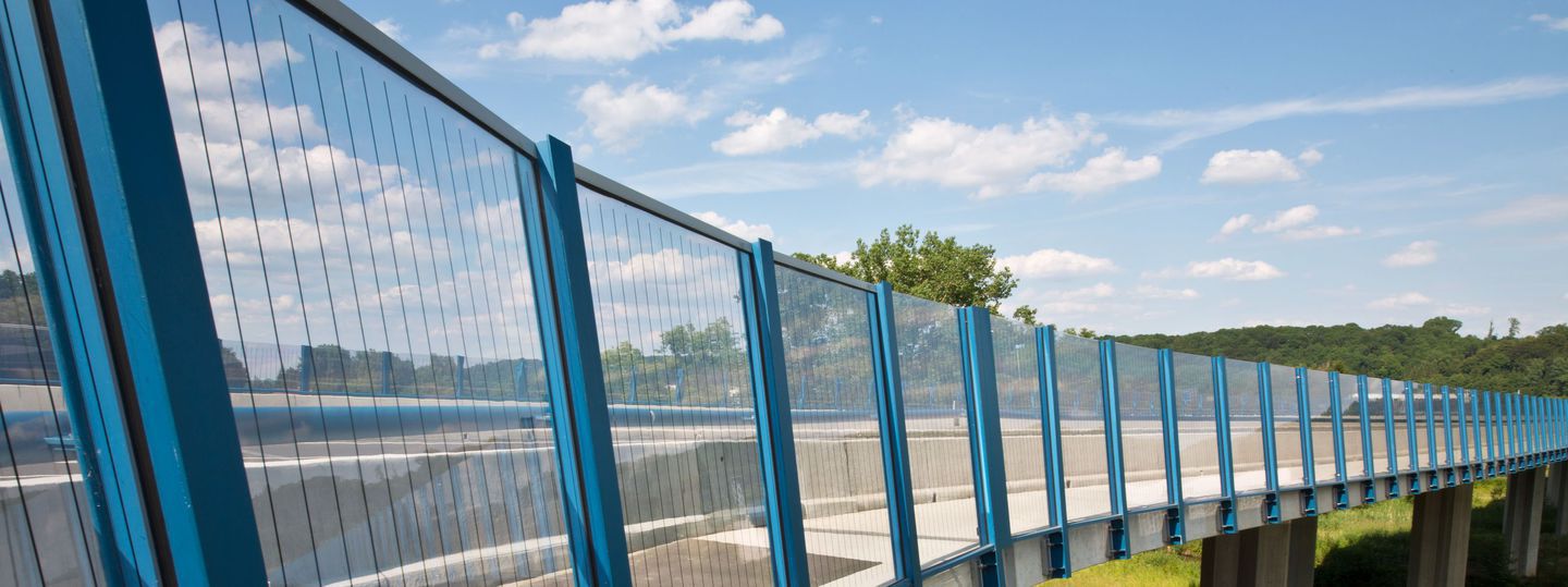 Polycarbonate Noise Barriers - Silent Sound by Exolon Group